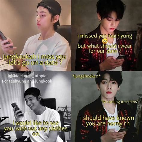 Pin By Arshdeep Deol On Taekook Taekook Bts Funny Bts Memes