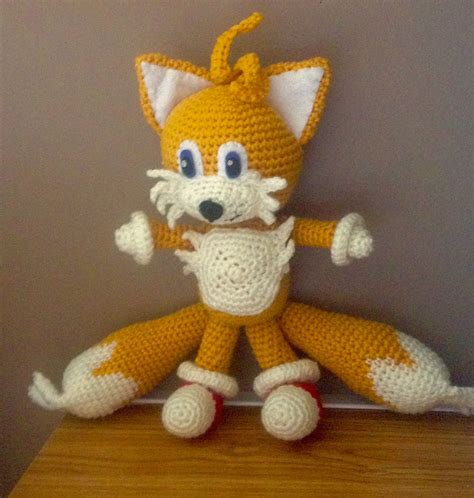 Tails A Character From Sonic Games Free Pattern By Wolfdreamer Amigurumi Pattern Crochet