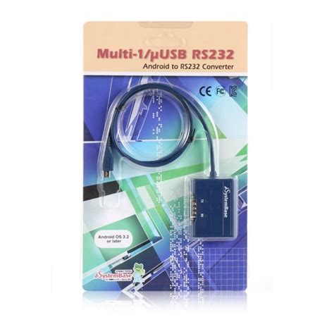 Multi 1 Micro Usb Rs232 스마트폰용 Usb 디바이스 시스템베이스 Usb To Serial Systembase