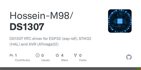 Github Hossein M98ds1307 Ds1307 Rtc Driver For Esp32 Esp Idf