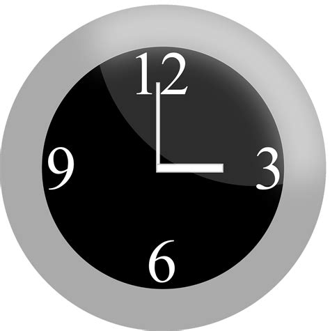 Download Clock Analog Time Royalty Free Vector Graphic Pixabay
