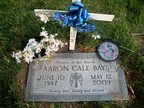 Aaron Cale Bays 1987 2009 Find A Grave Memorial