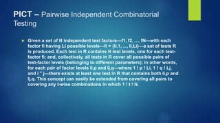 Combinatorial Testing Ppt Ppt