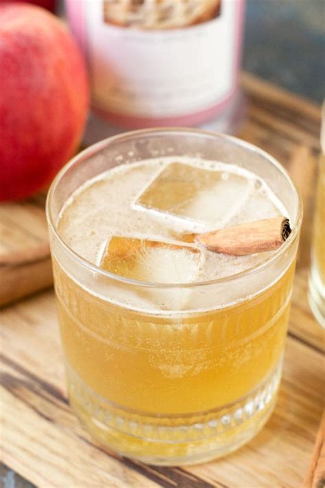 Bourbon Apple Cider Fizz Cake N Knife