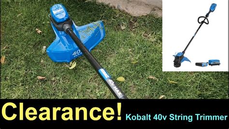 CLEARANCE Deal Testing Kobalt V Gen String Trimmer YouTube