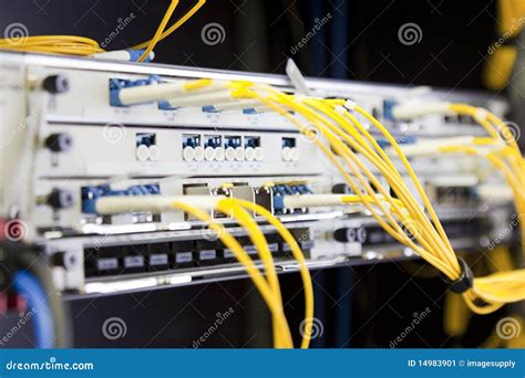 Network Switch Stock Image Image Of Connected Cat5 14983901