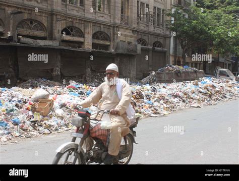 Huge Heap Of Garbage At Station Road Showing The Negligence Of