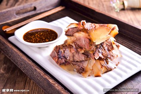 大刀牛头肉摄影图 传统美食 餐饮美食 摄影图库 昵图网