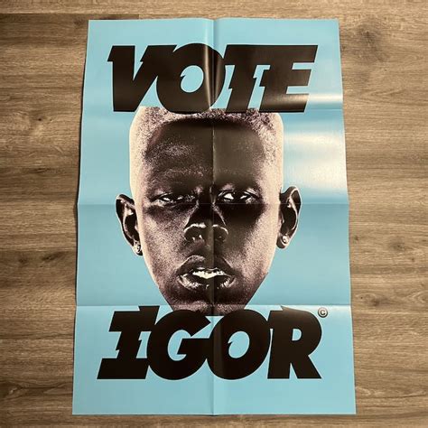 Golf Wang Tyler The Creator Vote Igor Poster Golf Wang Grailed