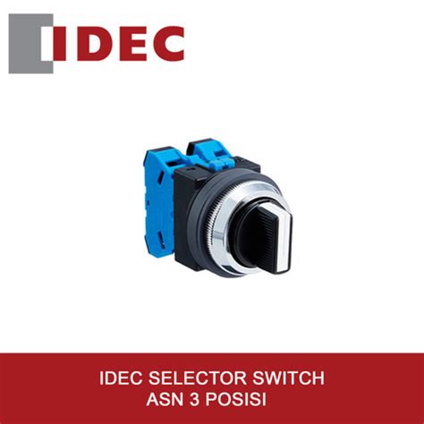 Jual IDEC ASN 320 POSISI Selector Switch 30mm Kota Tangerang Selatan Smart Automation