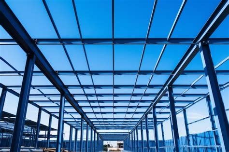 Assembly Of Steel Structure Day Photo Realistic Premium Ai Generated