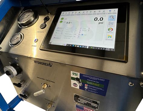 Hydrostatic Test System With Digital Chart Recorder