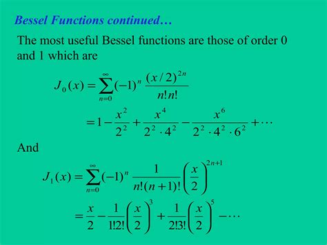 3 Bessels Functions Ppt