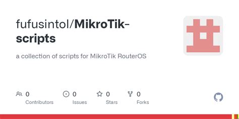 github fufusintol mikrotik scripts a collection of scripts for