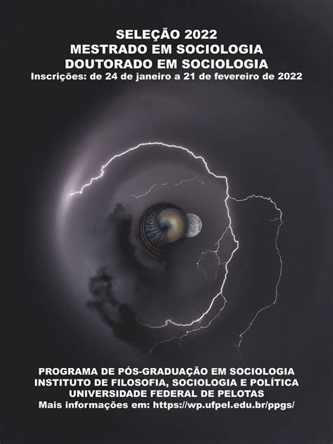 Programa De Pós Graduação Em Sociologia Edital De Seleção De Aluno