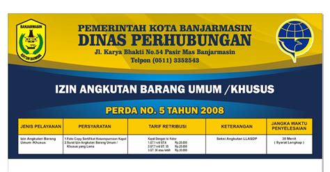 Etdahcontoh Izin Angkutan Barang Umum Khusus