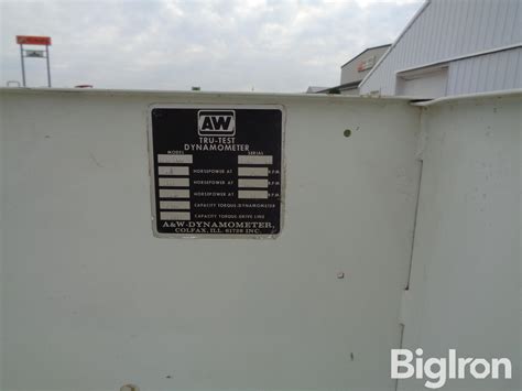 Aw Neb 600 Tractor Dynamometer Bigiron Auctions