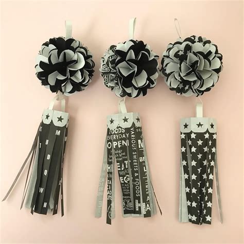 ナイス折り紙 Niceno1 Origami 折り紙 七夕飾り 可愛い花のくす玉の吹き流し飾り Origami Flower