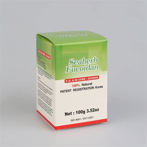 Fucoidan Supplement 100 Natural Brown Seaweed Extract Seaherb