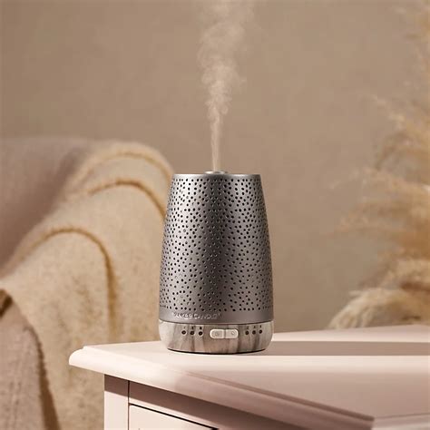 Yankee Candle Oil Diffuser Calming Aroma Air Mist Sleep Stress Grey