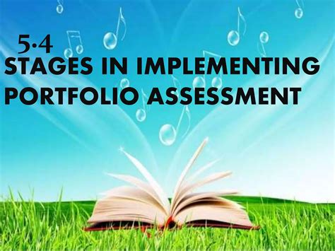 5 4 STAGES IN IMPLEMENTING PORTFOLIO ASSESSMENT PPT