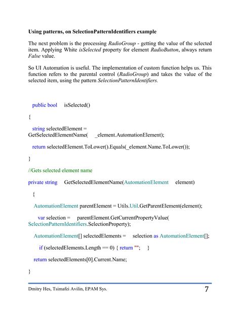 Ui Automationwhitecodedui Common Problems And Tricks Pdf