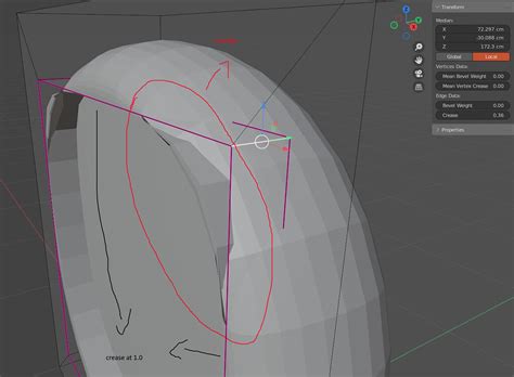 crease overlapping modeling blender artists community