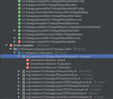 Unable To Build Dependencies Missing Issue Readium R Testapp Kotlin GitHub
