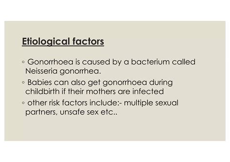 Gonococcal Arthritis For Gnm 2nd And Bsc2nd And 3rd Year Nursing