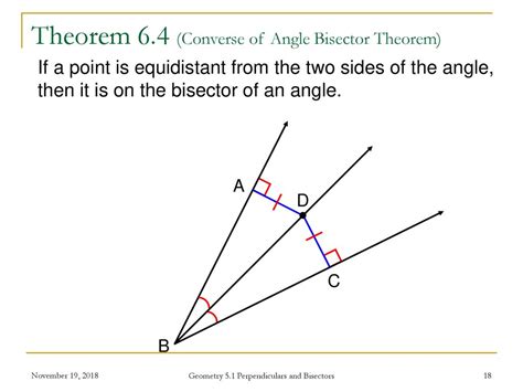 Converse Of The Angle Bisector Theorem
