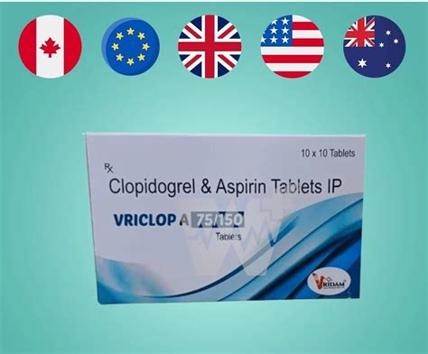 Clopidogrel 75mg Aspirin Clopidogrel 150mg Tablet At ₹ 700box