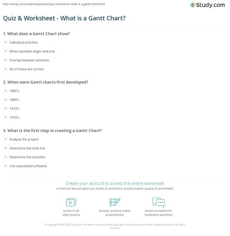 Gantt Chart Exercises With Answers Keski