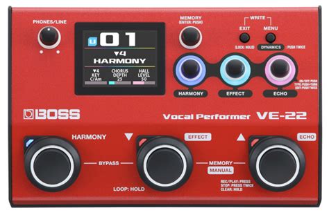 VE 22 Vocal Performer Boss VE 22 Vocal Performer Audiofanzine