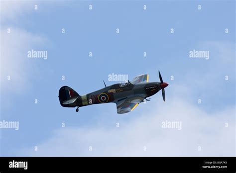 Raf Hurricane Mk Iic Of The Battle Of Britain Memorial Flight Stock