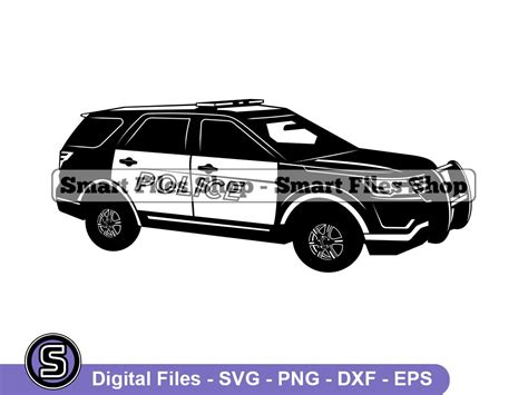 Police Suv Svg Police Car Svg Police Svg Police Dxf Police Png