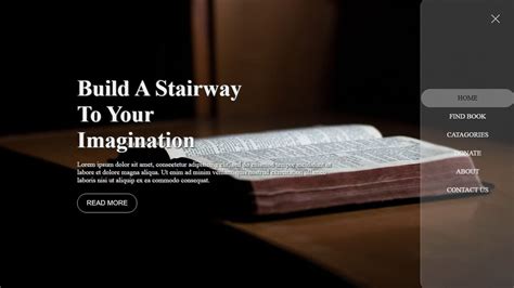 Glassmorphism Side Navigation Bar Responsive Side Menu Bar With Hamburger Button Htmlcss