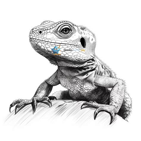 Dessin De Lézard Réaliste