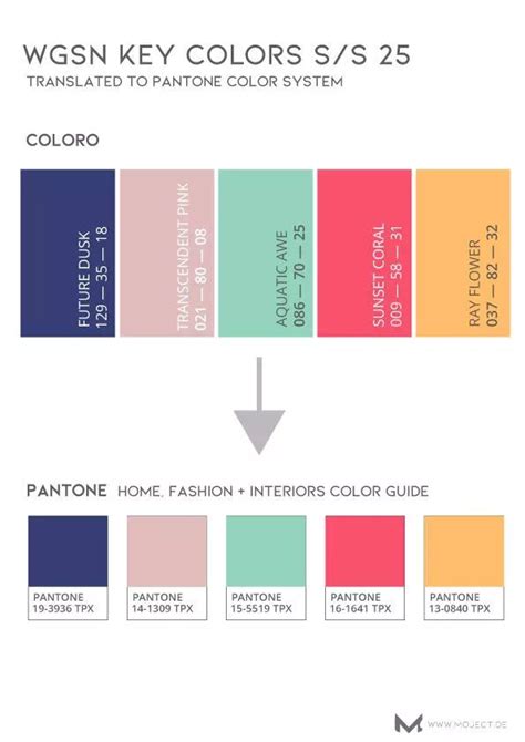 Wgsn Coloro Color Trends Aw 2526 Moject Color Trends Fashion Color Trends Summer Color