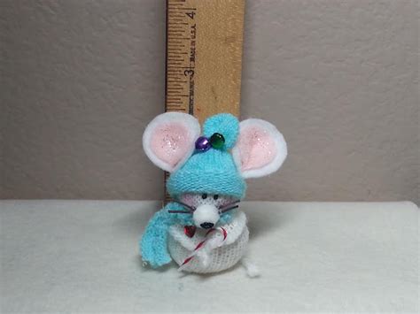 HappyBird S Glitter Nest DIY Adorable No Sew Miniature Mouse Made W Stretchy Glove Finger