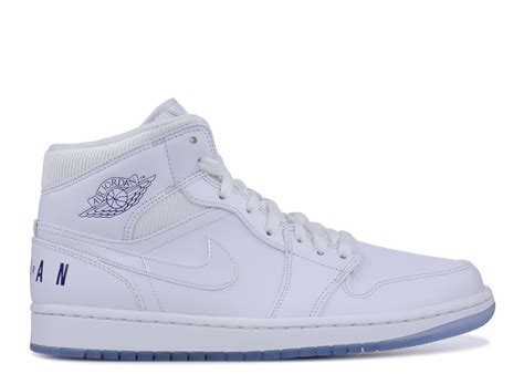 Jordan 1 Retro Mid White Concord Air Jordan Bq6578 100 White
