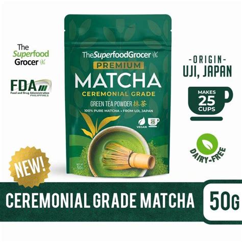 New The Superfood Grocer Ceremonial Grade Uji Matcha 50g Lazada PH
