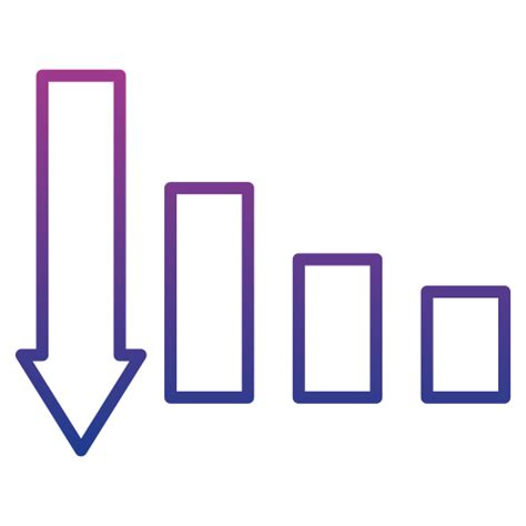 Decrease Generic Gradient Outline Icon