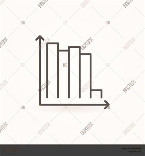 Declining Bar Graph Vector And Photo Free Trial Bigstock