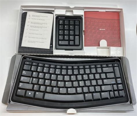 Microsoft 6000 Wireless Keyboard Keypad Cxd 00001 Used Very