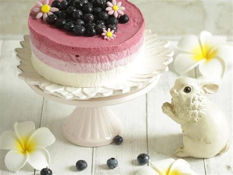 ブルーベリーのヨーグルトムースケーキ♪ By Aliceさん レシピブログ 料理ブログのレシピ満載！