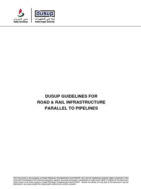 Dp Opson 0154 Guidelines For Road Rail Infra Parrallel To Pipeline Pdf