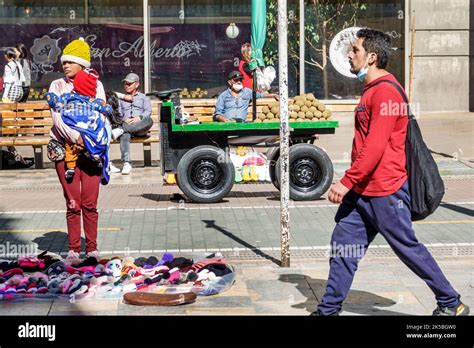 Bogota Colombiasante Fe Carrera 7 Avenida Jimenez Peatonal Pedestrian