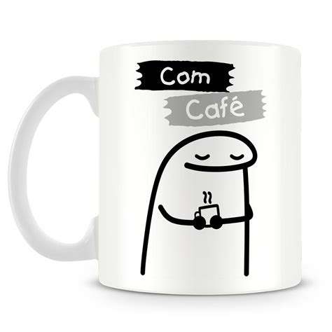 Caneca Personalizada Meme Flork Café Sem Café Caneca