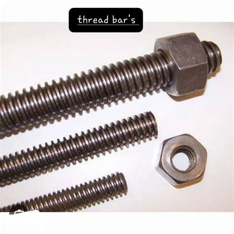 Stainless Steel Fasteners Threaded Bars Size M6 To M24 At Best Price
