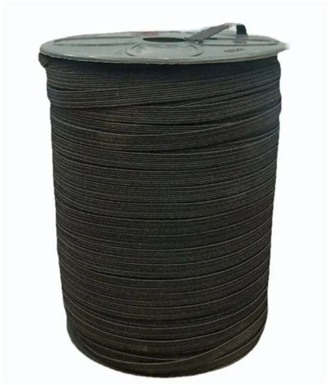 Black 7mm Polyester Elastic Tape For Garments At Rs 10 Meter In New